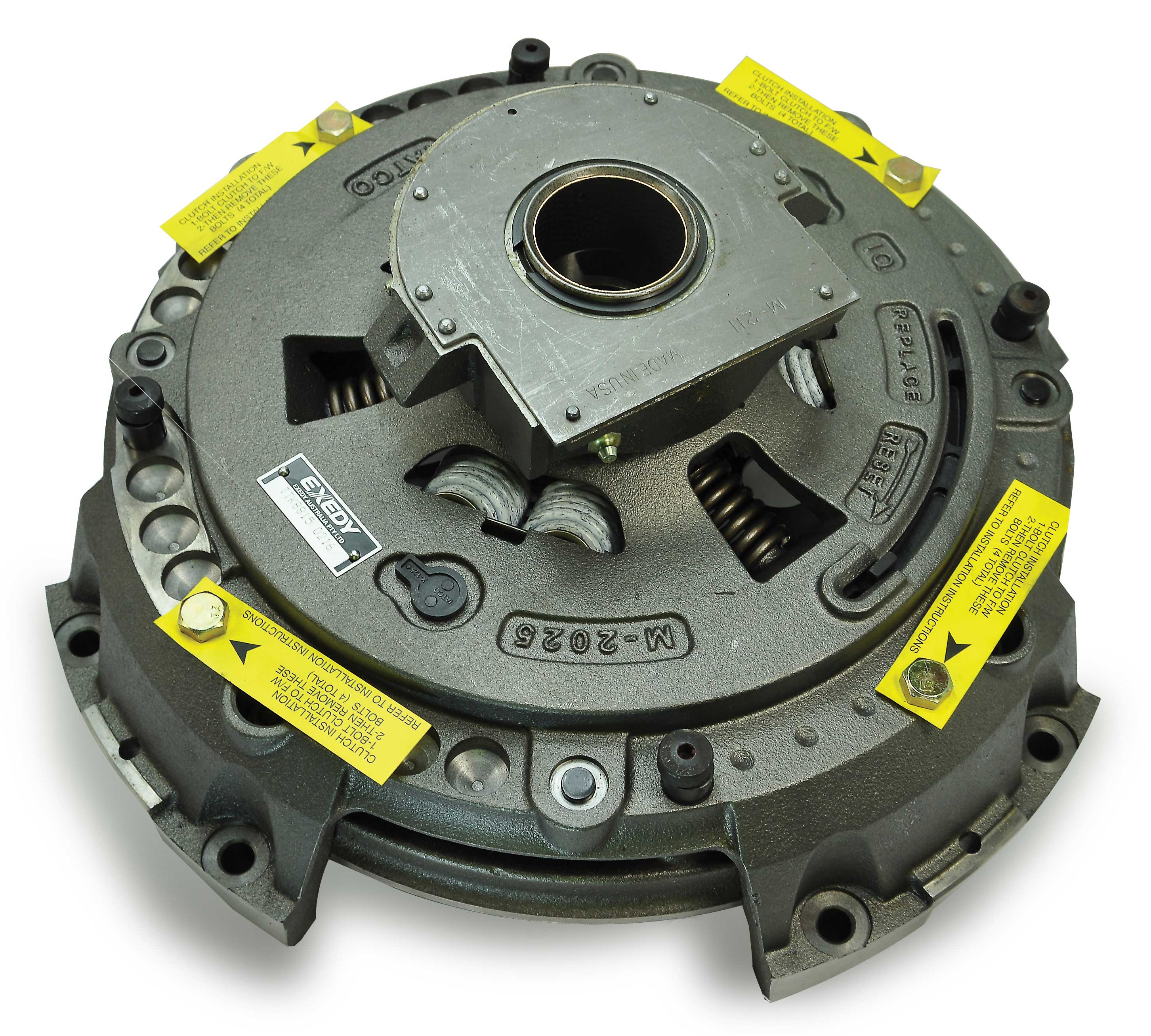 Self-Adjusting Heavy Commercial Clutch.
